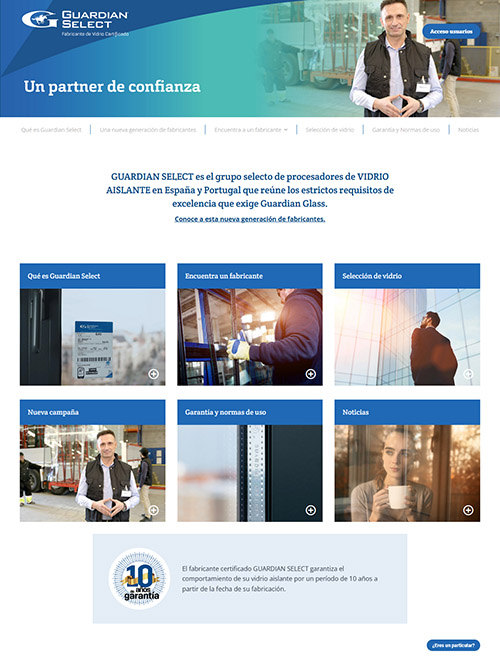 Guardian Glass presenta la nueva web Guardian Select - Ecoconstrucción